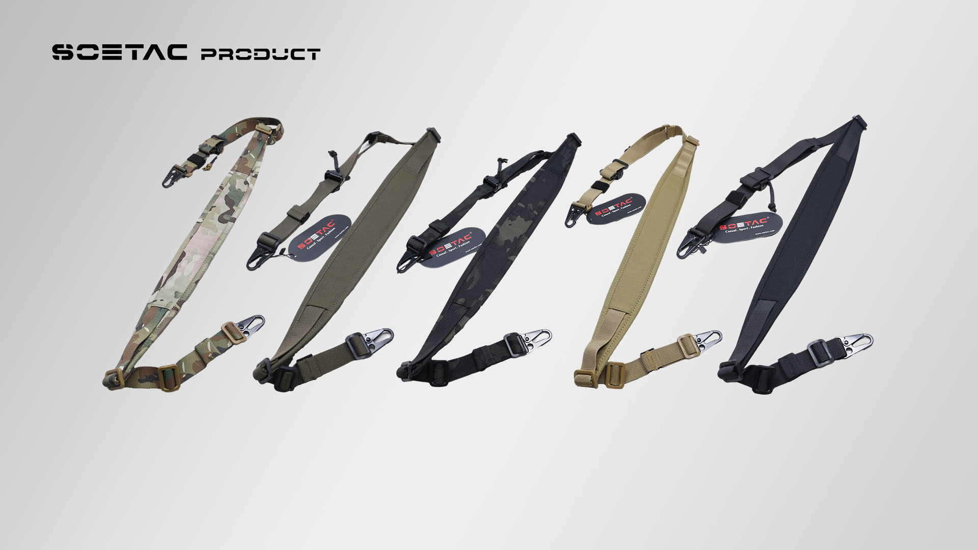 D124 Tactical Sling 2 Point Combat Modular Strap Slingster Quick ...