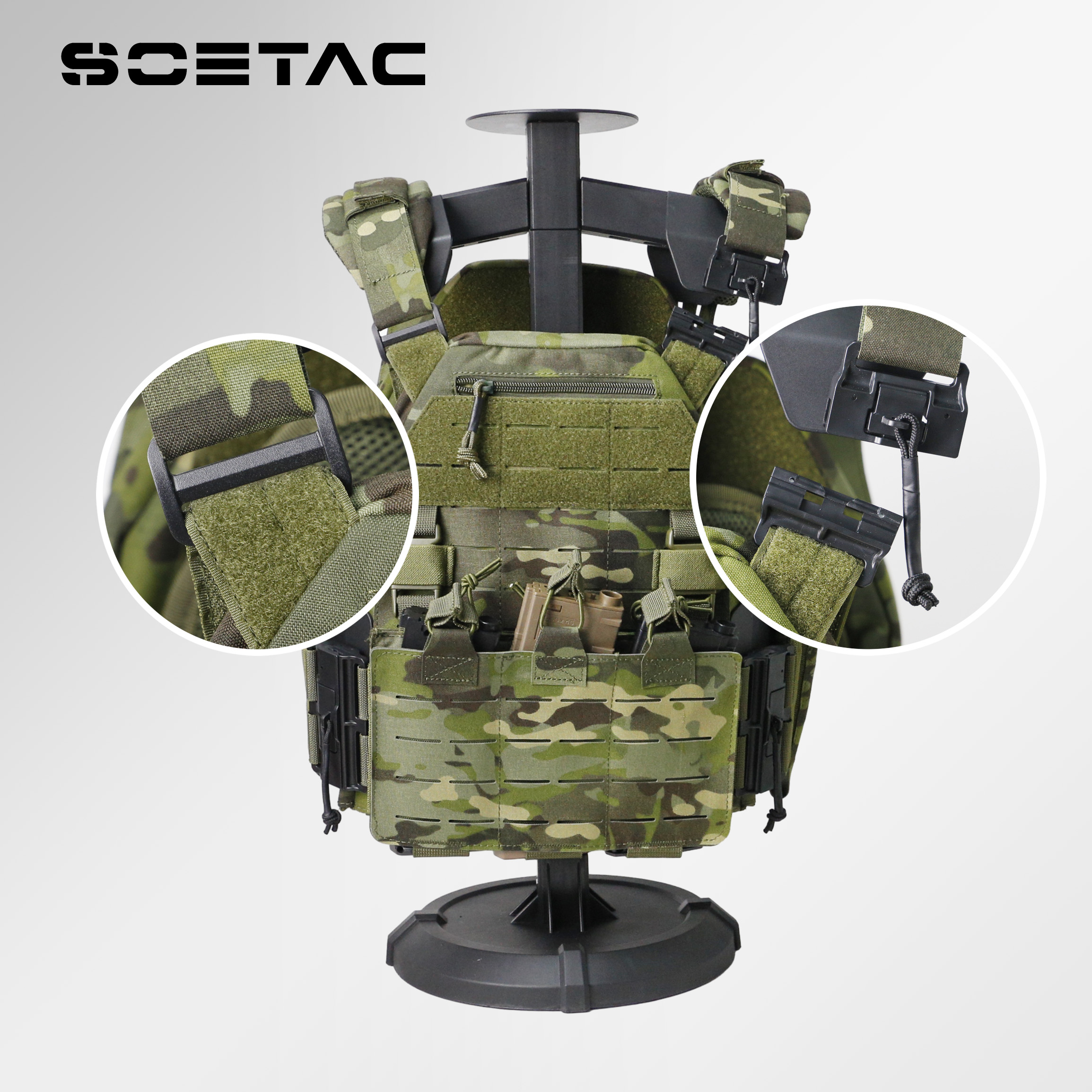 V058 SOE Magnetic buckle quickly disconnects vest – SOETAC GEAR